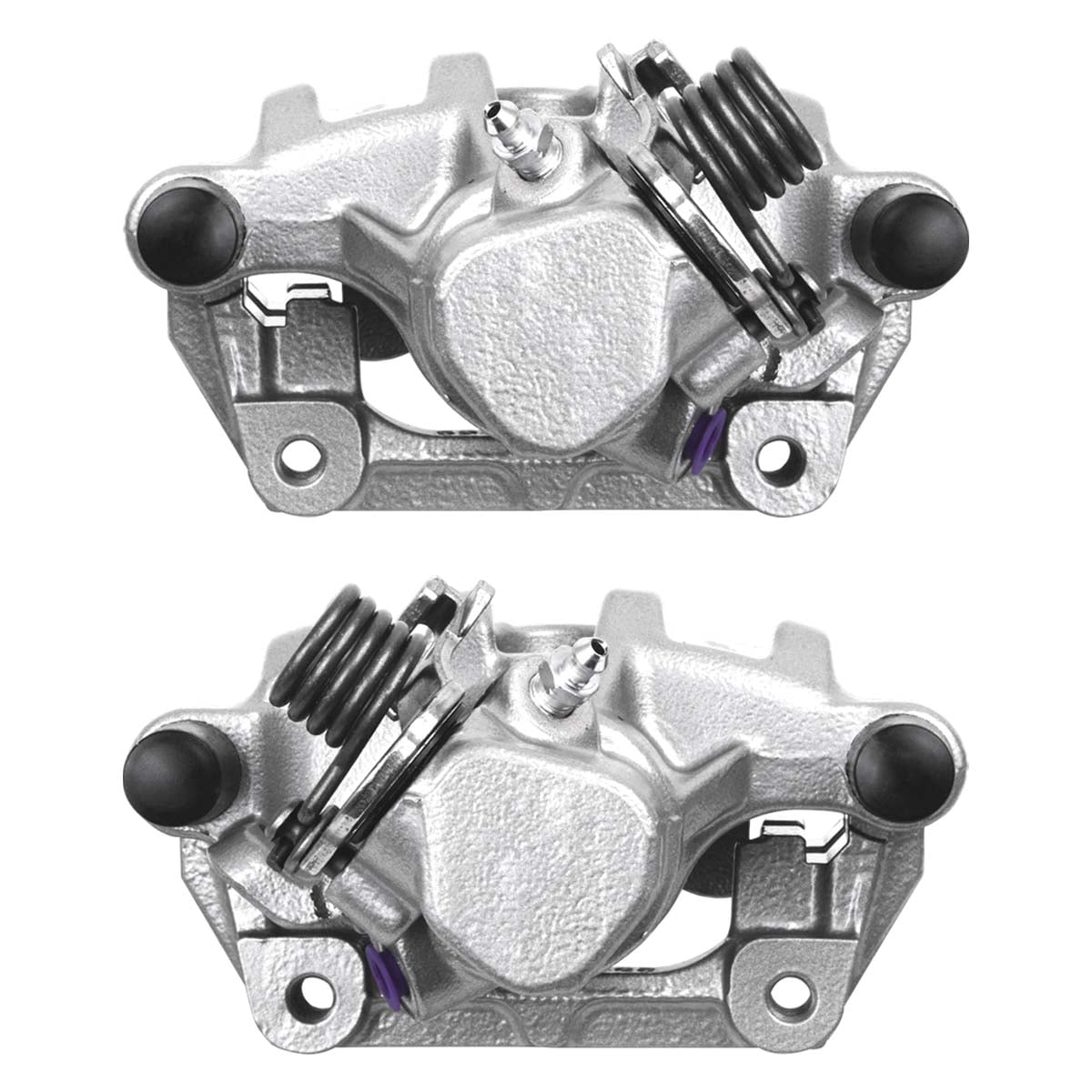 AutoShack Rear Brake Calipers Set of Assembly with Bracket Replacement ...
