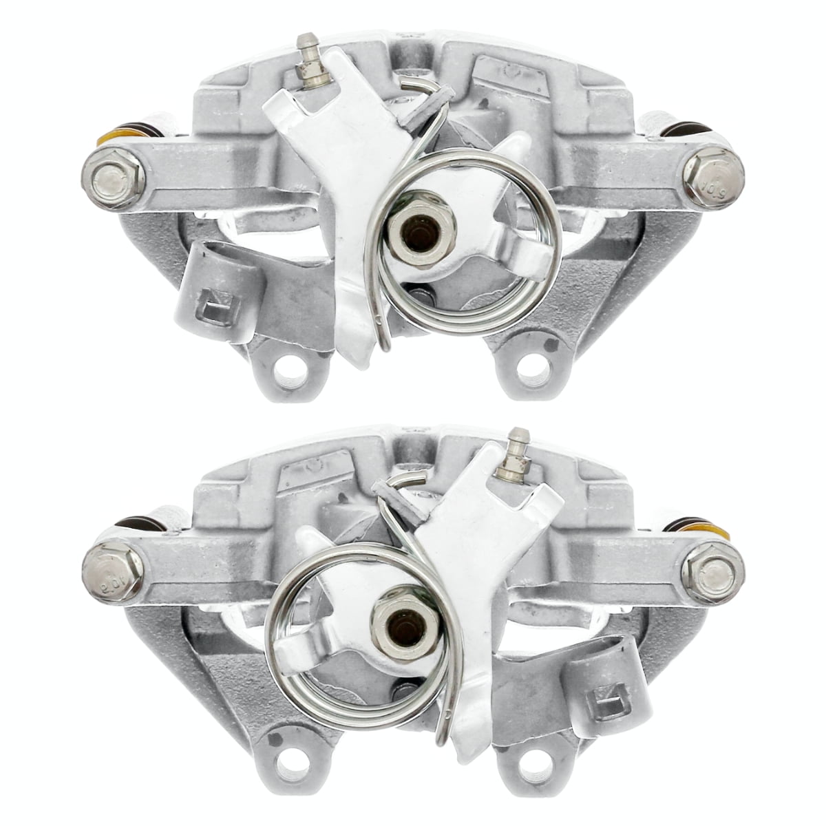 AutoShack Rear Brake Calipers Set of Assembly with Bracket Replacement ...