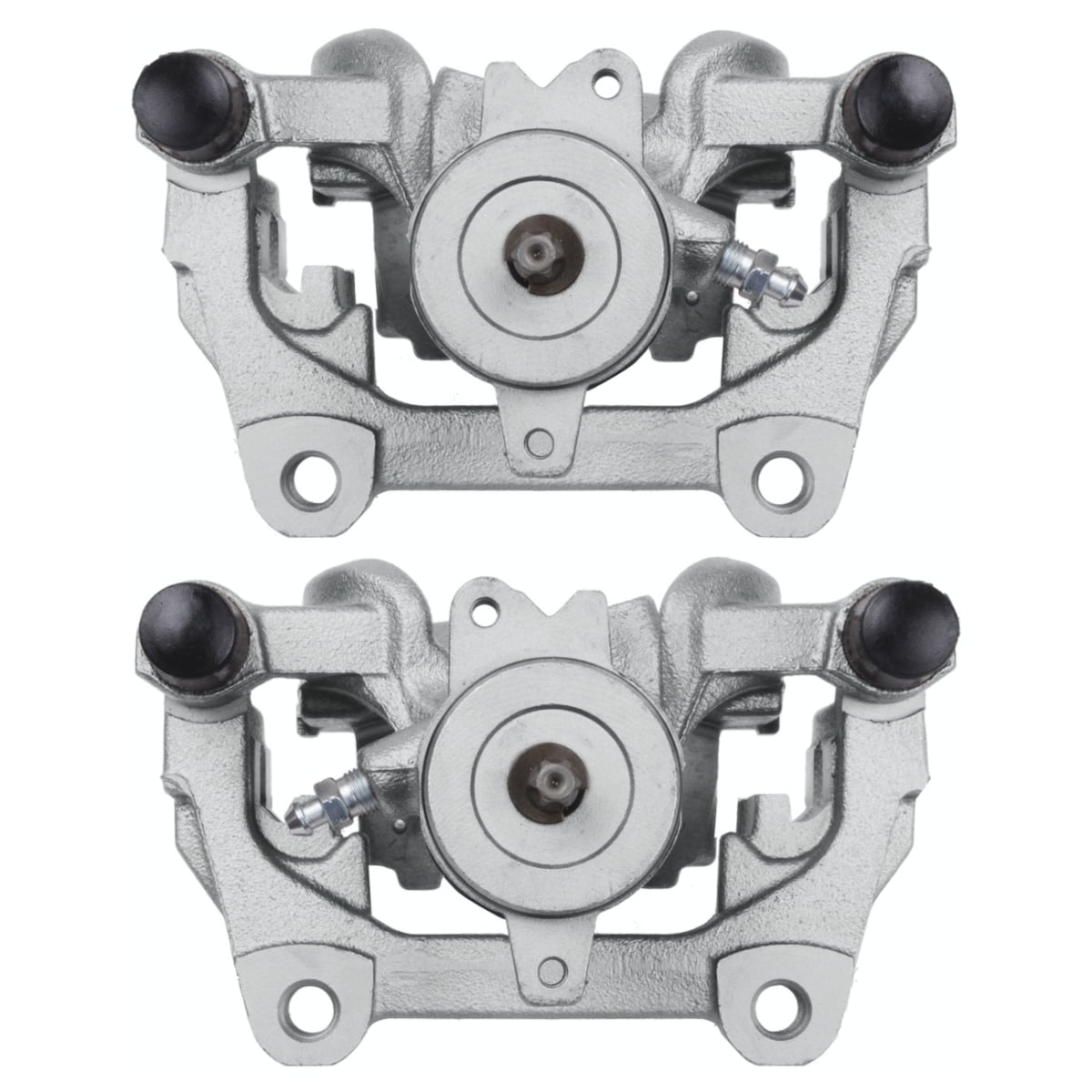 AutoShack Rear Brake Calipers Set of Assembly with Bracket Replacement ...