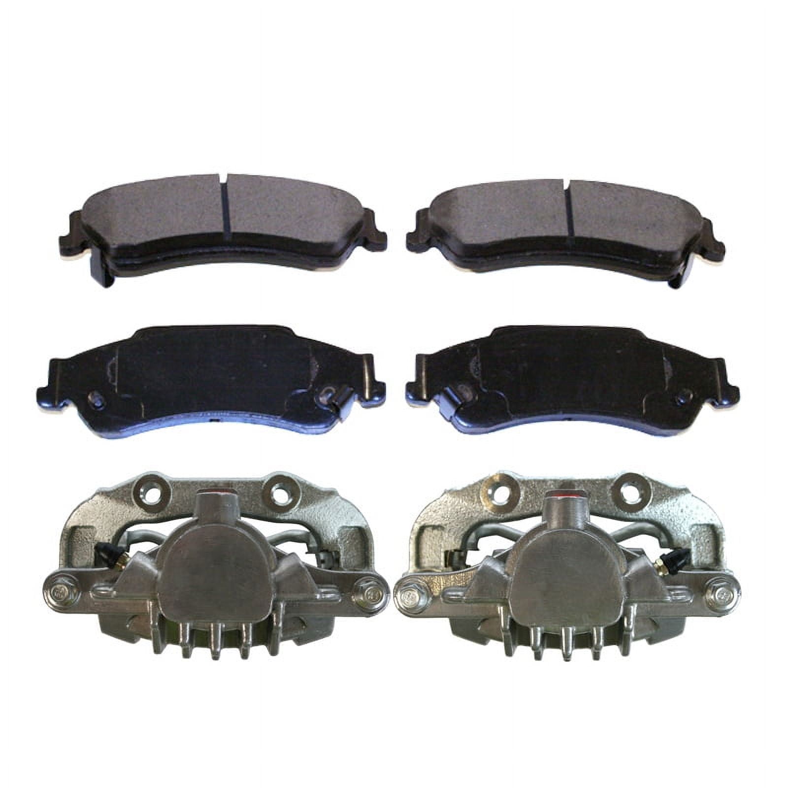Rear Brake Calipers And Ceramic Pads Kit Driver And Passenger Side