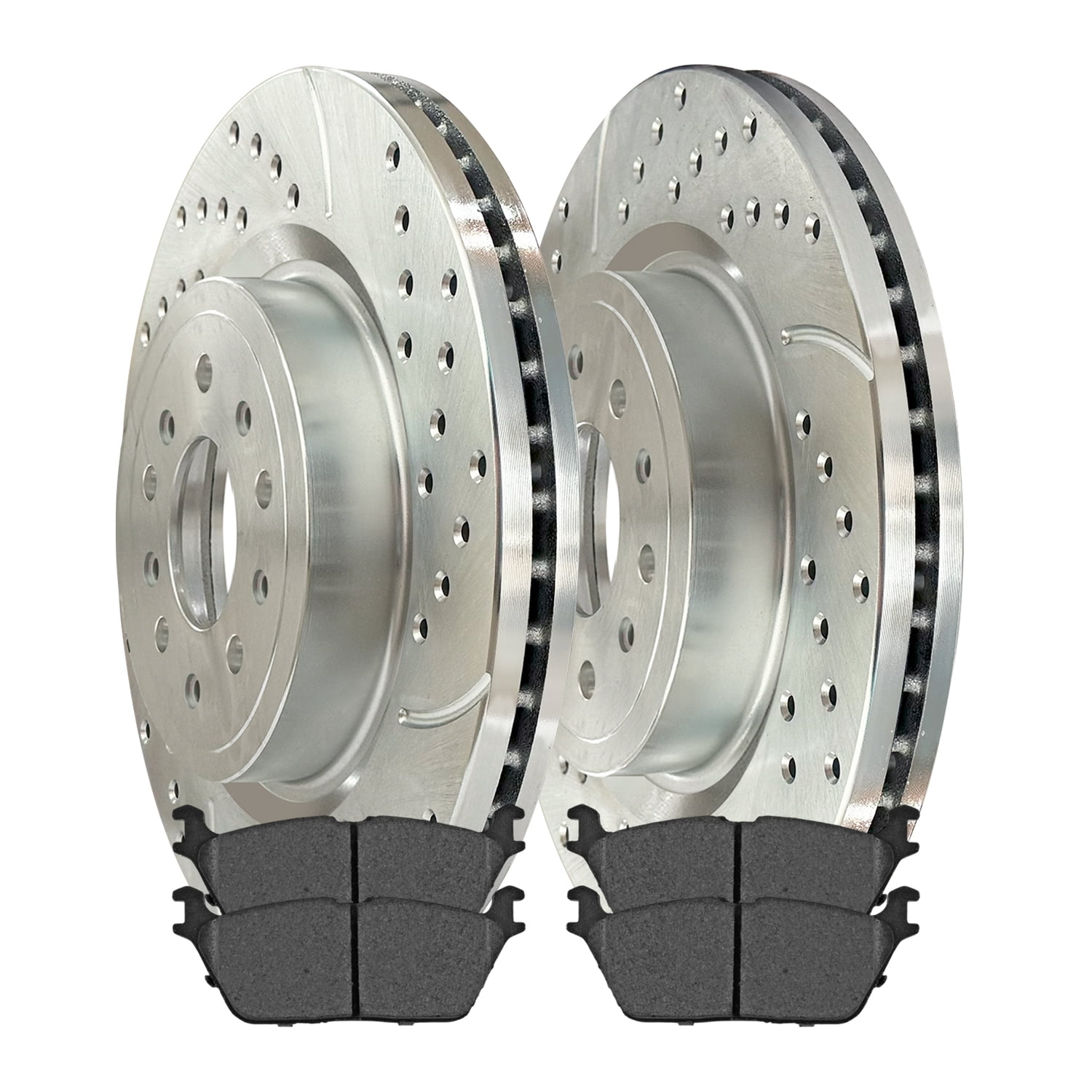 AutoShack Rear Brake Kit Replacement for 2019-2024 Ram 1500 3.0L 3.6L 5 ...