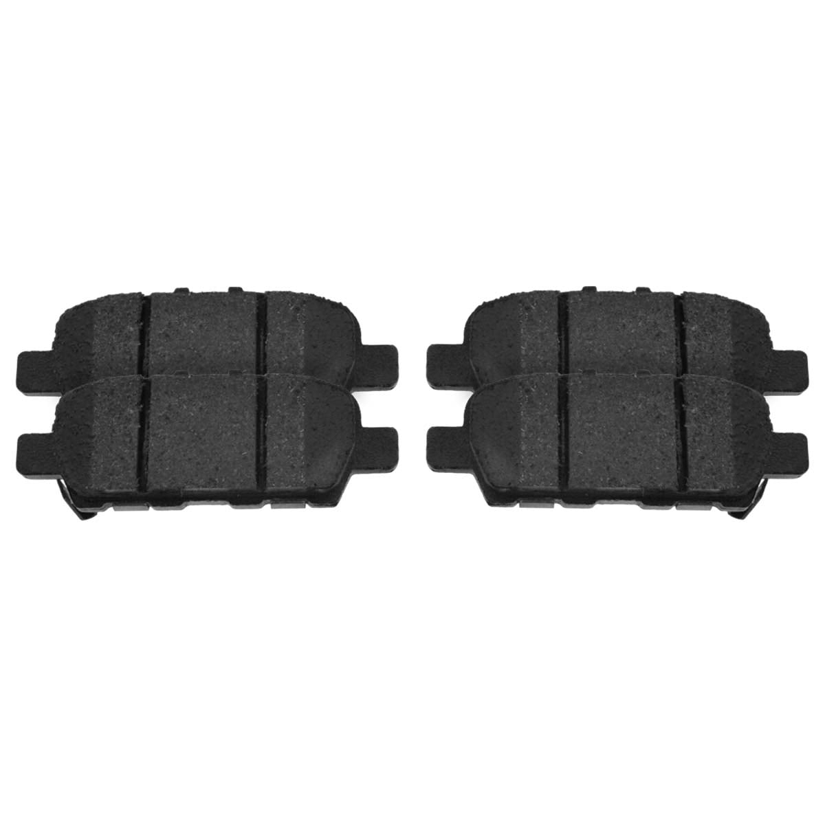 AutoShack Rear Ceramic Brake Pad Kit Driver and Passenger Side ...