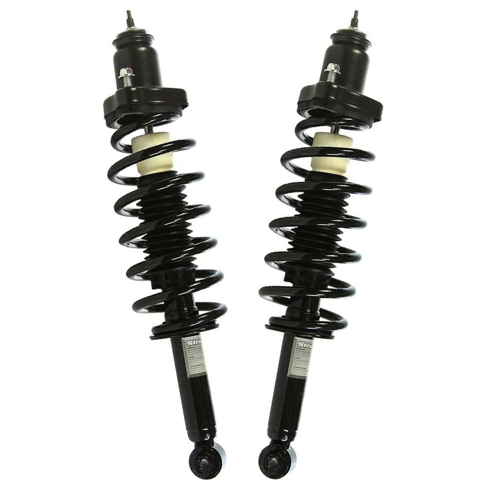 AutoShack Rear Struts & Coil Springs Set for 2007-2014 Chrysler, Dodge ...