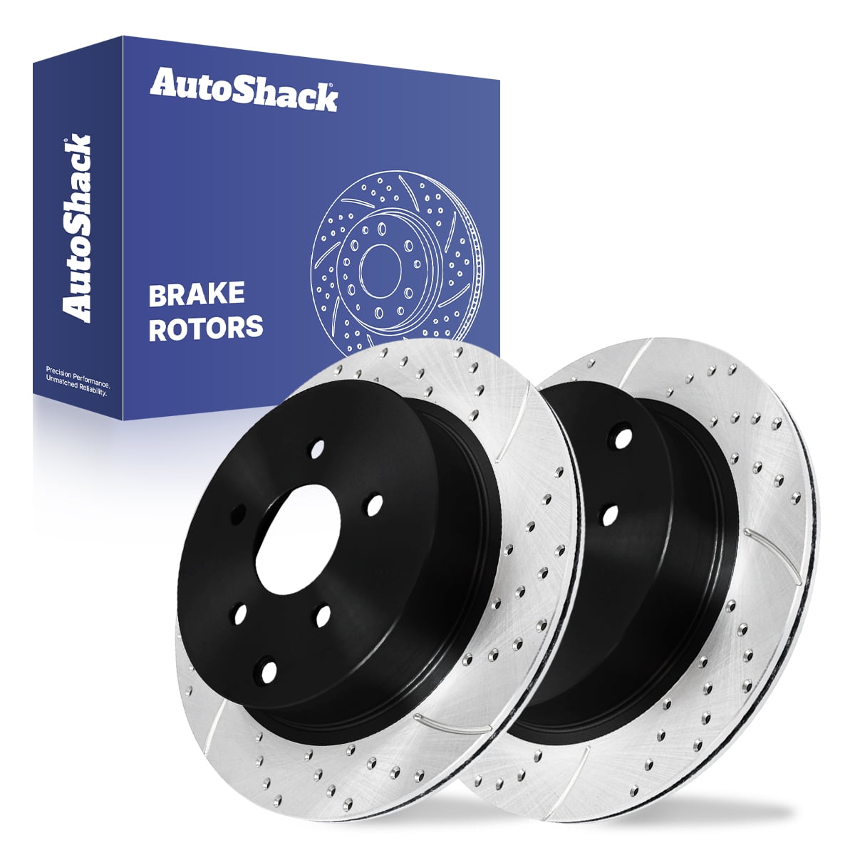 AutoShack Rear Brake Rotors for Nissan, Murano 2003-2007, 2009-2024 ...