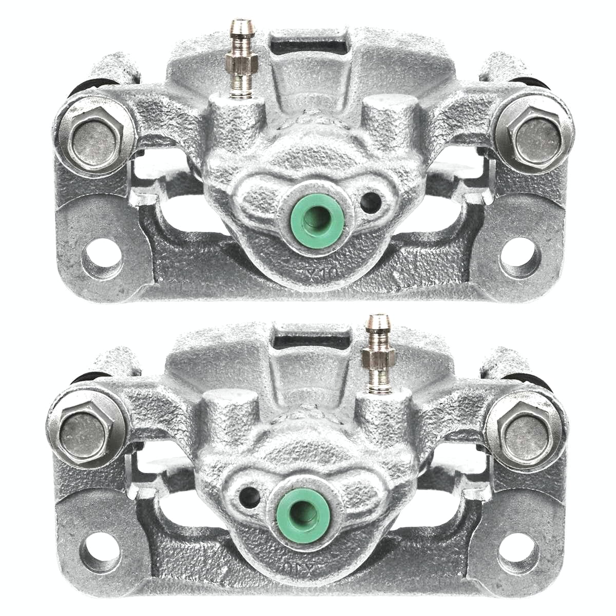 AutoShack Rear Brake Calipers Set of Assembly with Bracket Replacement ...