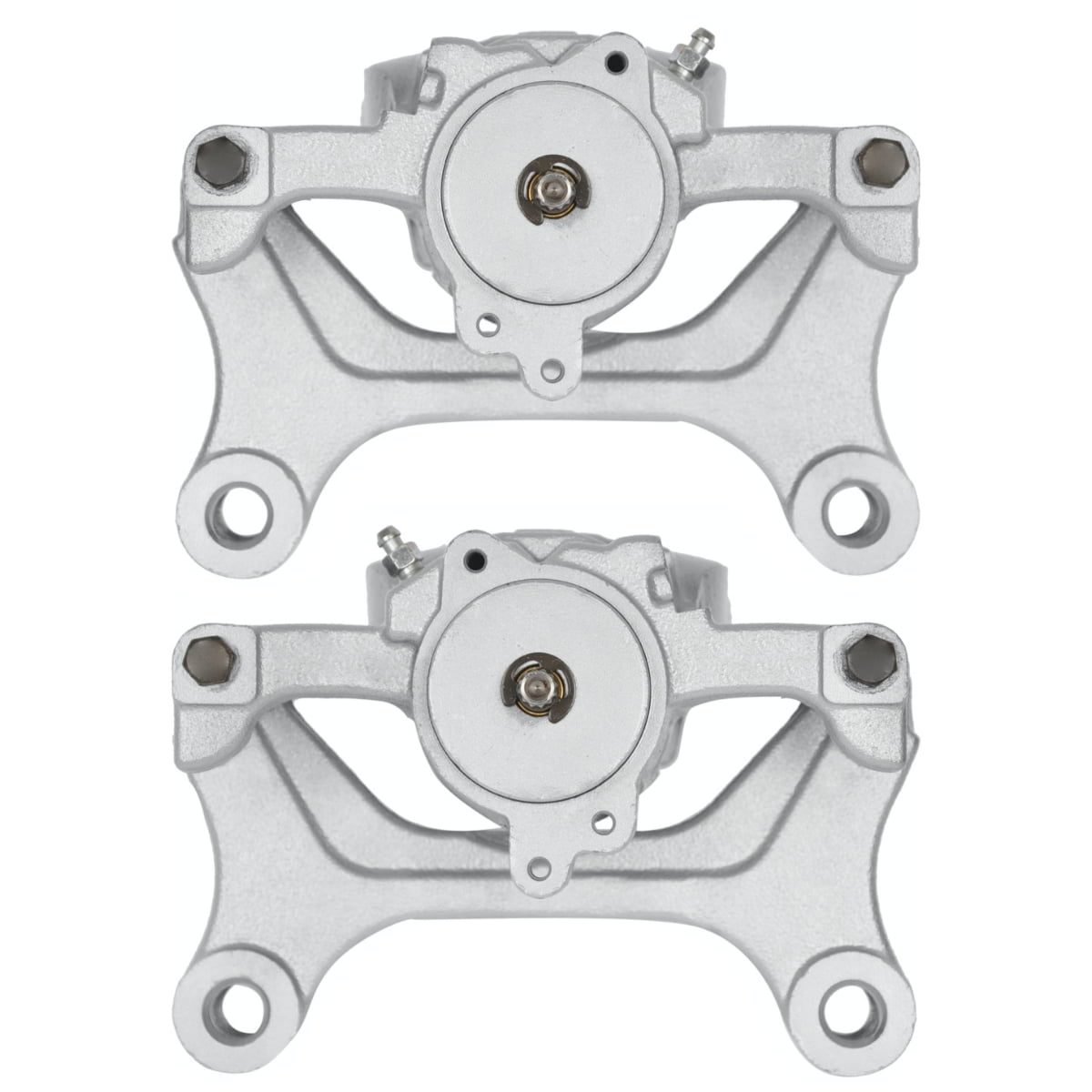 AutoShack Rear Brake Calipers Set of Assembly with Bracket Replacement ...
