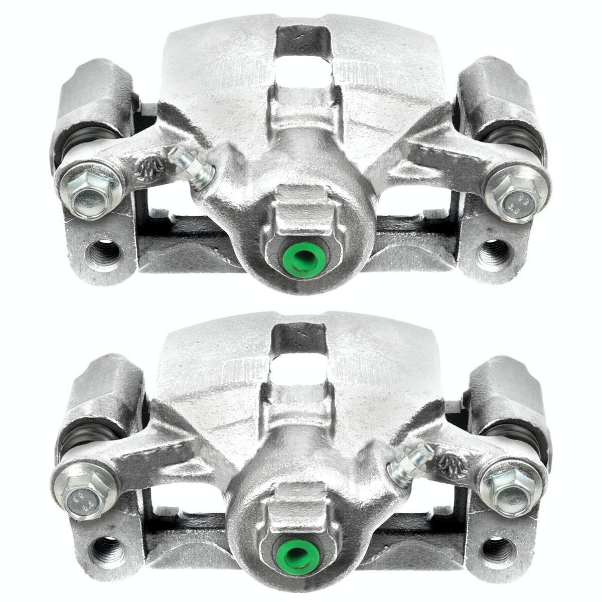 AutoShack Rear New Brake Calipers Assembly with Bracket Set of 2 Driver ...