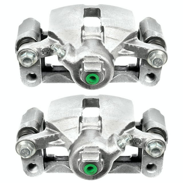 AutoShack Rear New Brake Calipers Assembly with Bracket Set of 2 Driver ...