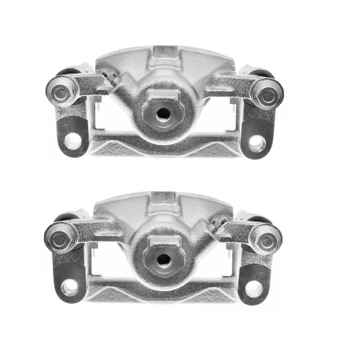 AutoShack Rear Brake Calipers Set of Assembly with Bracket Replacement ...