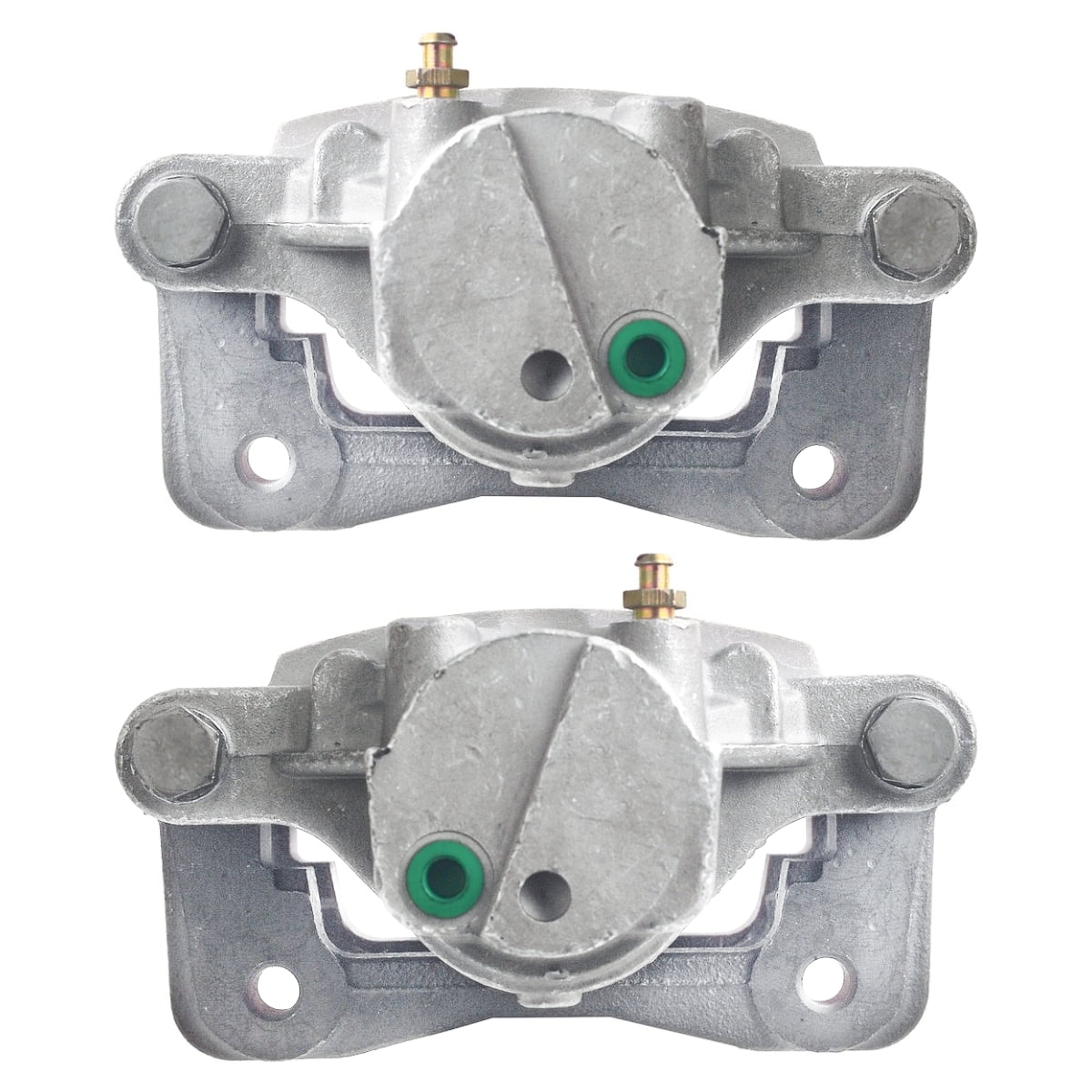AutoShack Rear Brake Calipers Set of Assembly with Bracket Replacement ...