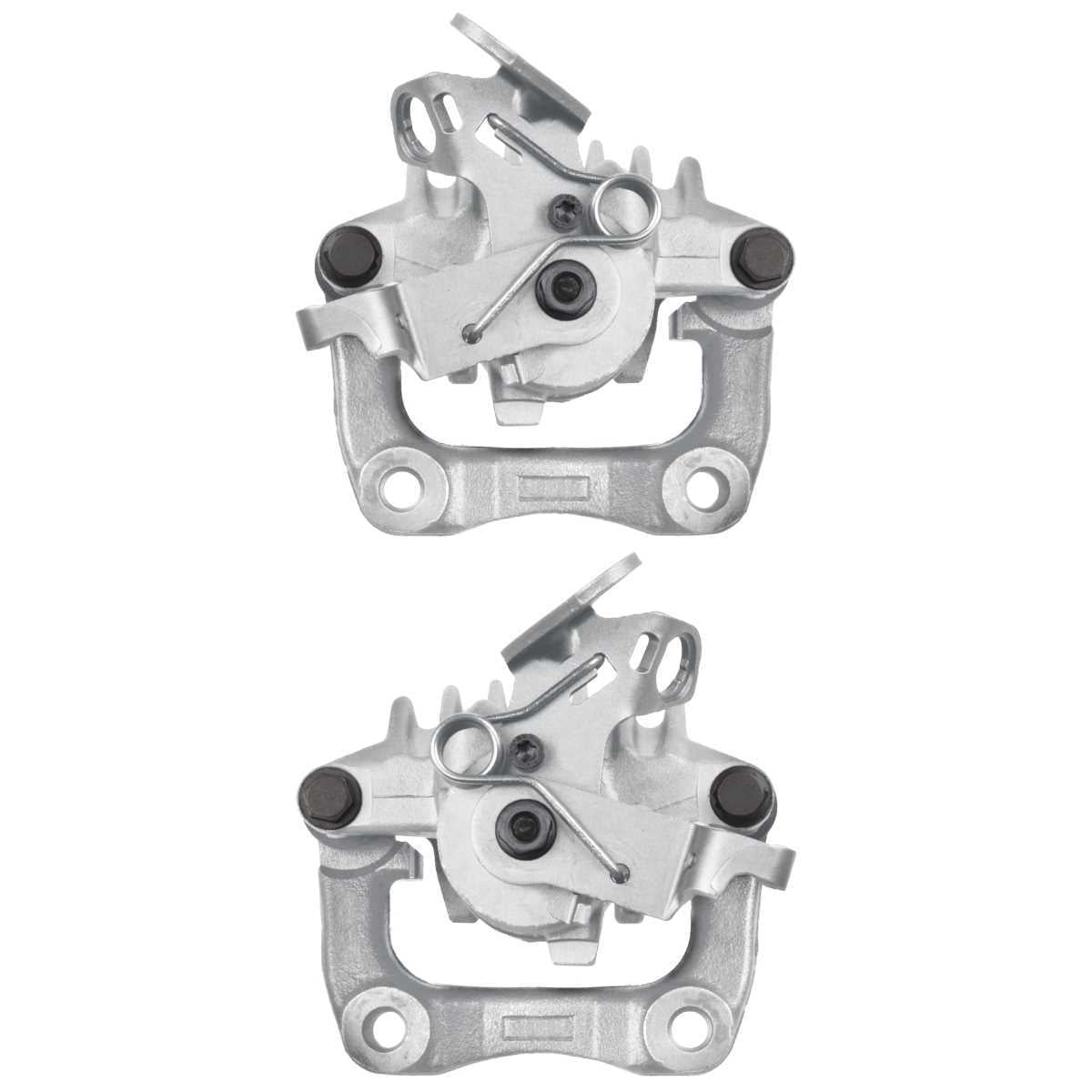 AutoShack Rear Brake Calipers Set of Assembly with Bracket Replacement ...