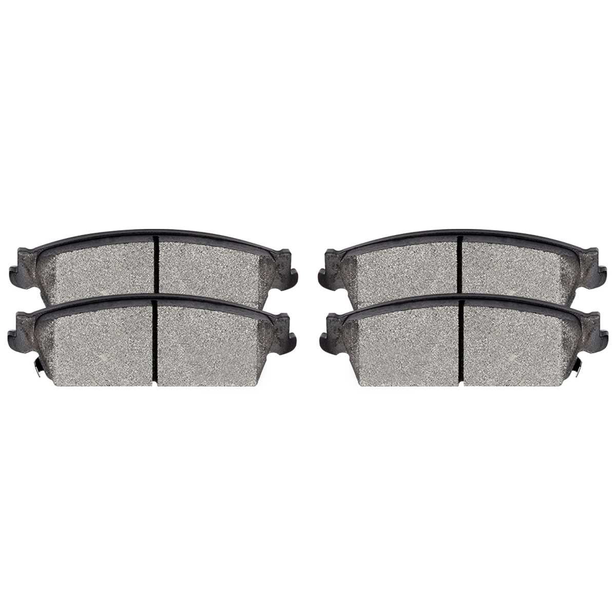 AutoShack Rear Performance Ceramic Brake Pad Kit Driver or Passenger ...