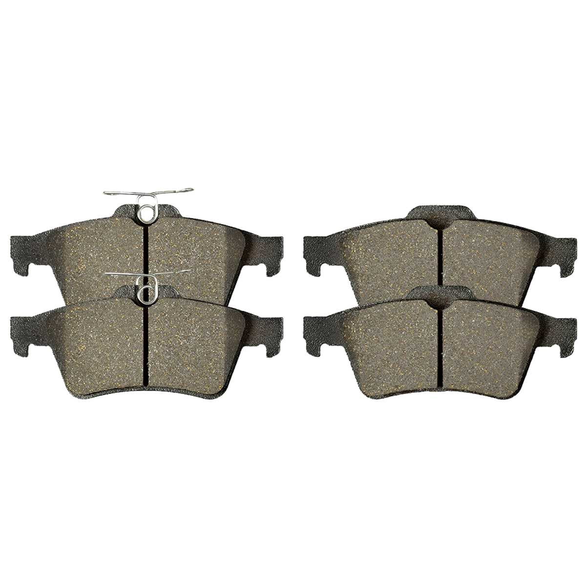 AutoShack Rear Performance Ceramic Brake Pad Kit Driver and Passenger ...