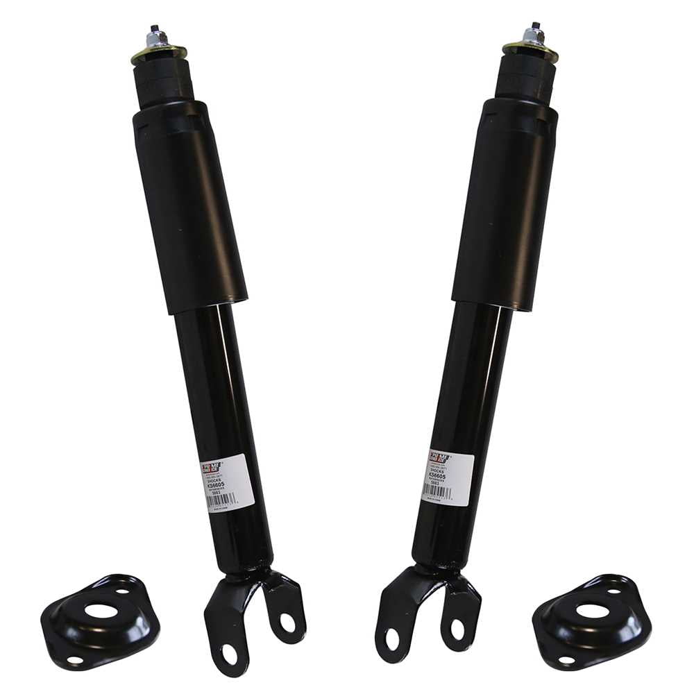 AutoShack Rear Shock Absorbers Struts Set of 2 Driver and Passenger ...