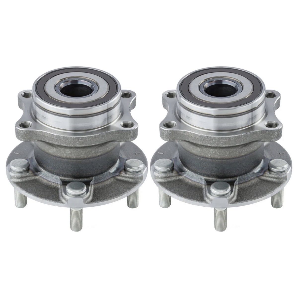 AutoShack Rear Wheel Bearing Hub Assembly Set, ABS, AWD, 5 Lugs for ...