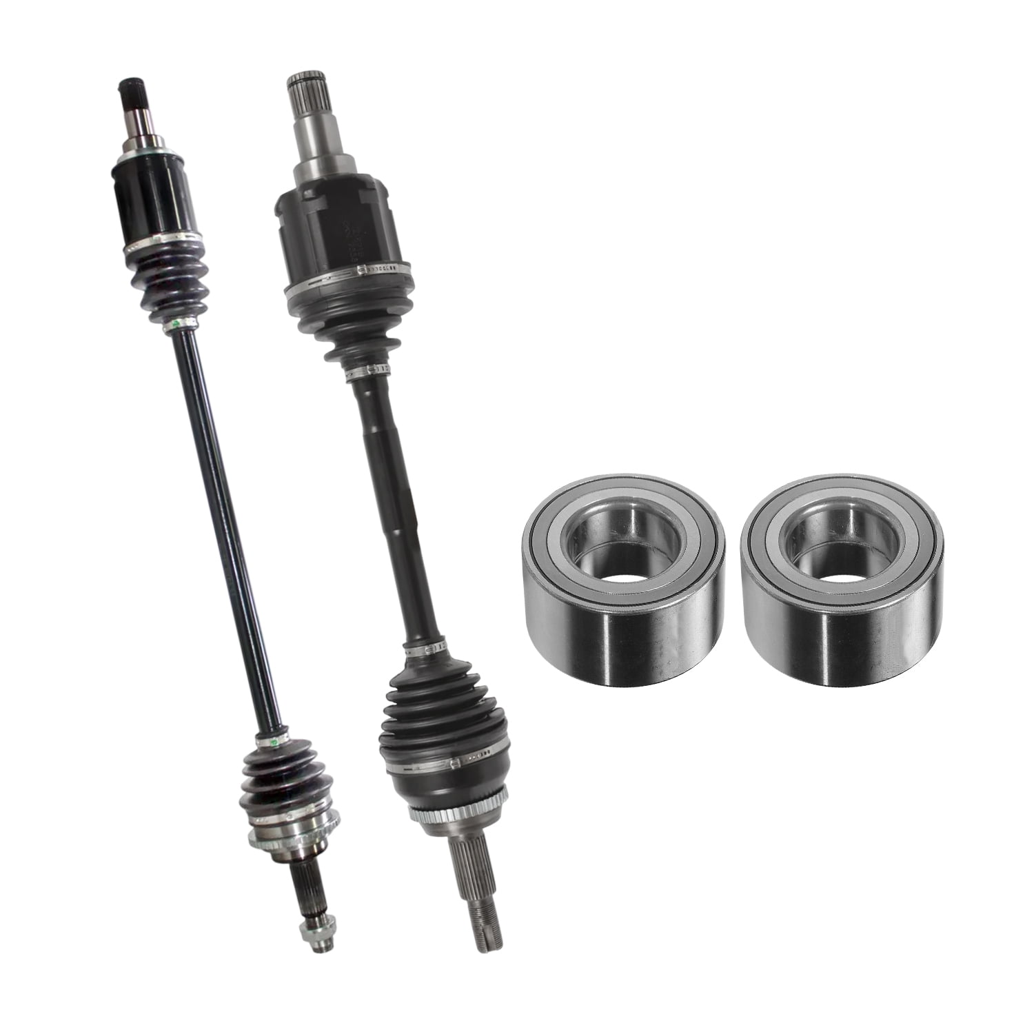 AutoShack Front CV Axle Shafts Wheel Bearings | Replacement for 2009 ...