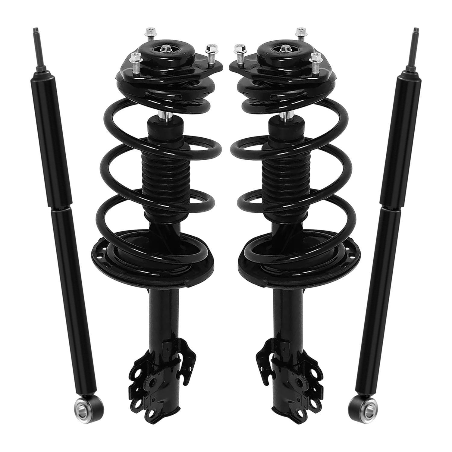 AutoShack Front and Rear Complete Strut & Coil Spring Assemblies ...