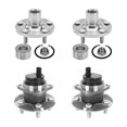 AutoShack Front & Rear Wheel Bearing and Hub Repair for Toyota, Corolla ...