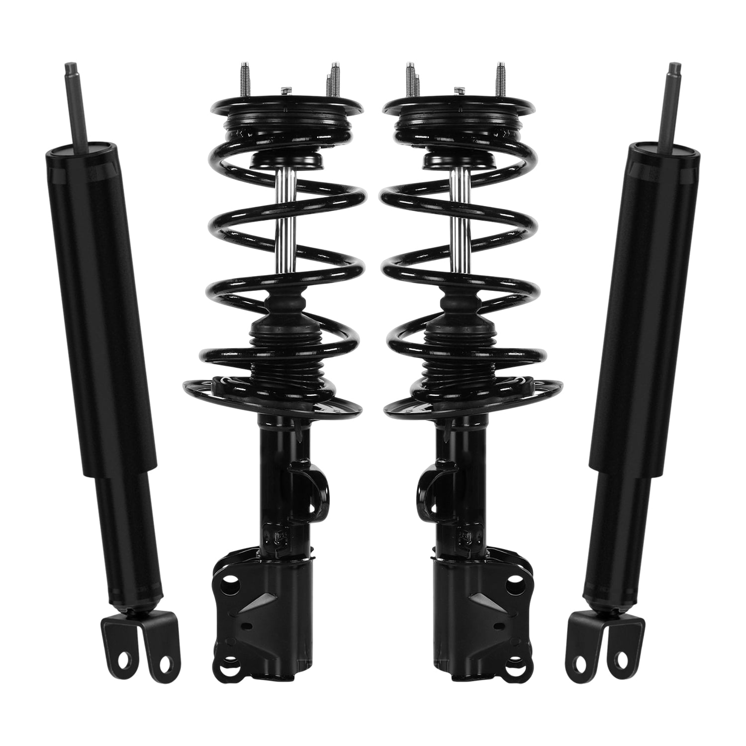 AutoShack Front Complete Strut & Coil Spring + Shock Absorber ...