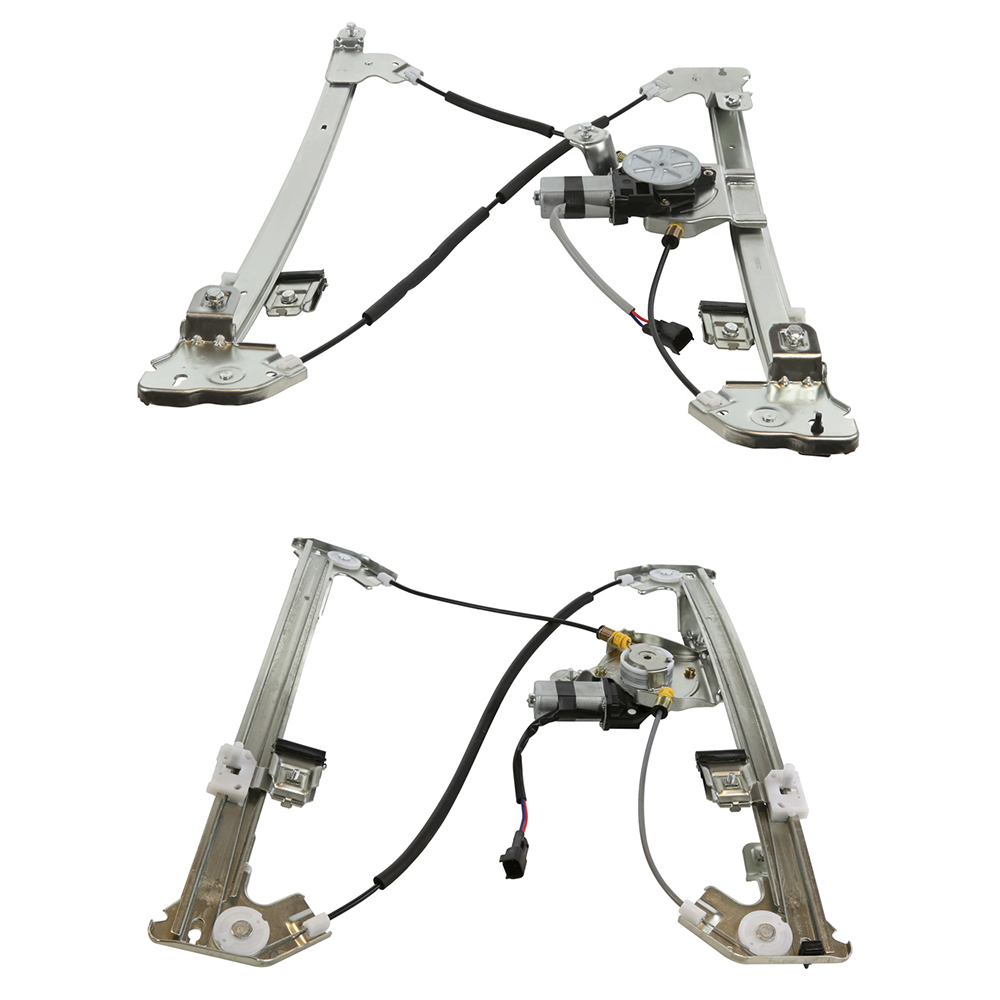 AutoShack Window Regulators Power with Motor Driver Side Set of 2 Replacement for 2004 2005 2006 ...