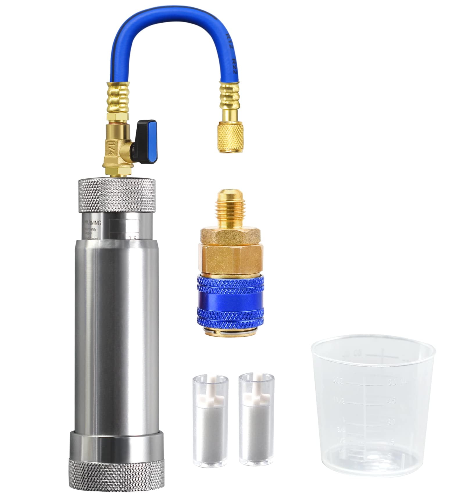 AutoWanderer Tool AC Oil Dye Injector Kit for R134a Refrigerant System ...