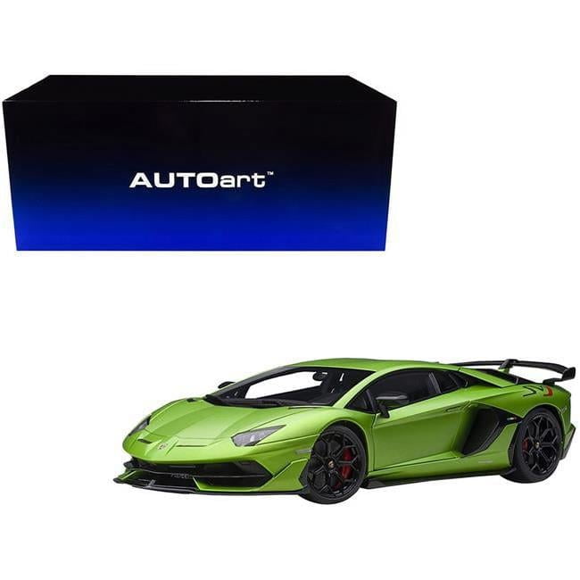 Lamborghini Aventador SVJ Verde Alceo Matt Green Metallic 1/18 Model ...
