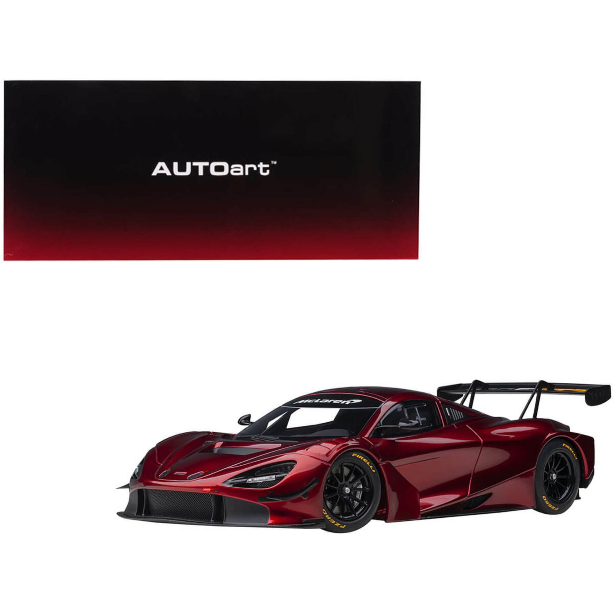 McLaren 720S GT3 Volcano Red Metallic 1/18 Model Car by Autoart ...