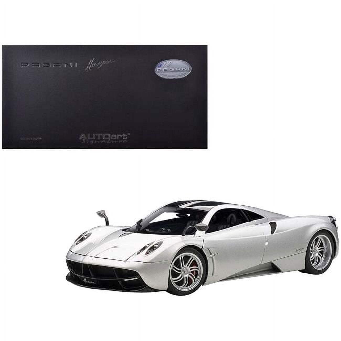 Autoart AA78266 1 to 18 Scale Pagani Huayra Silver Diecast Model Car ...