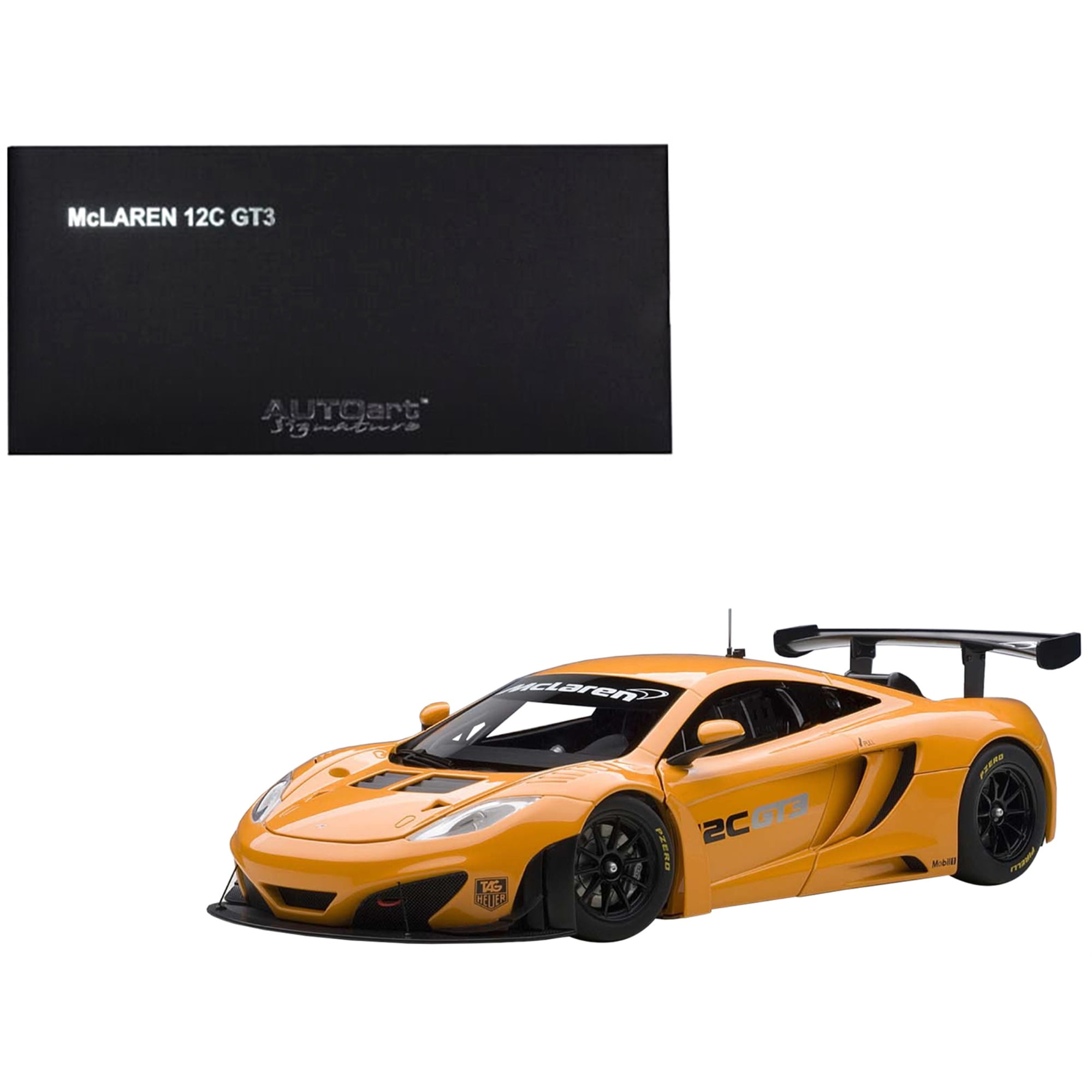 Autoart AA81340 1 to 18 Scale Mclaren 12C GT3 Presentation Car Metallic ...