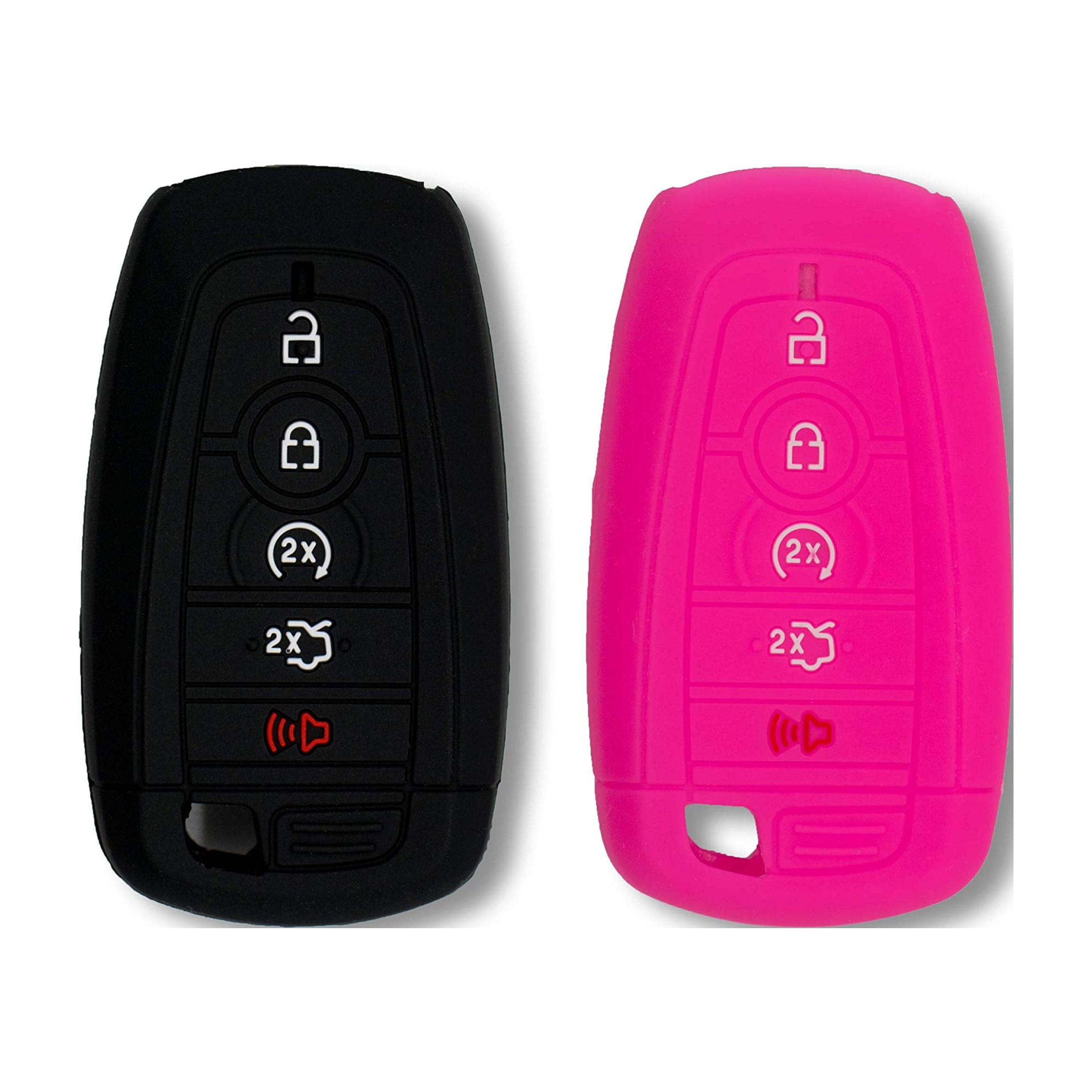 Autobase Silicone Key Fob Cover Compatible with Ford Fusion F150 F250 ...
