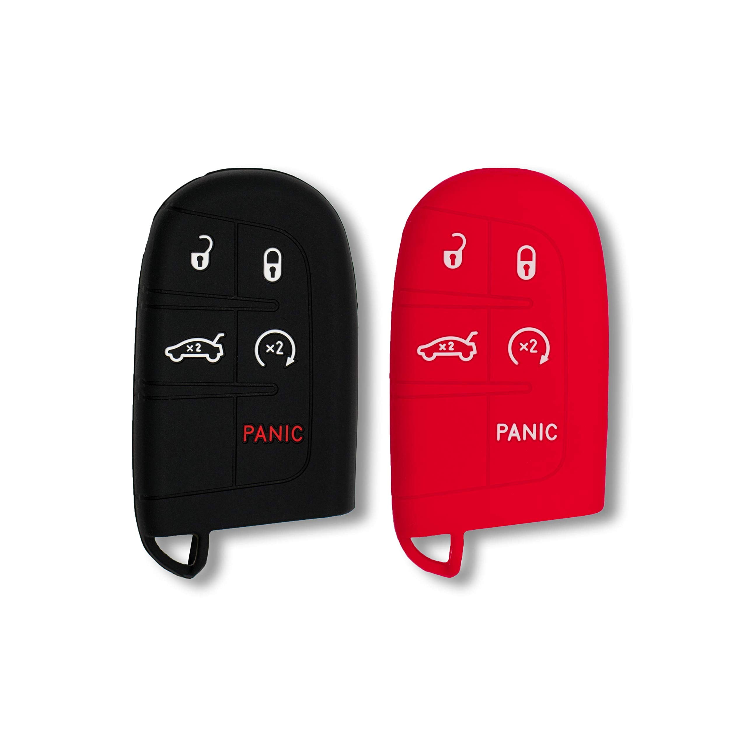 Autobase Silicone Key Fob Cover for Jeep Grand Cherokee Renegade ...