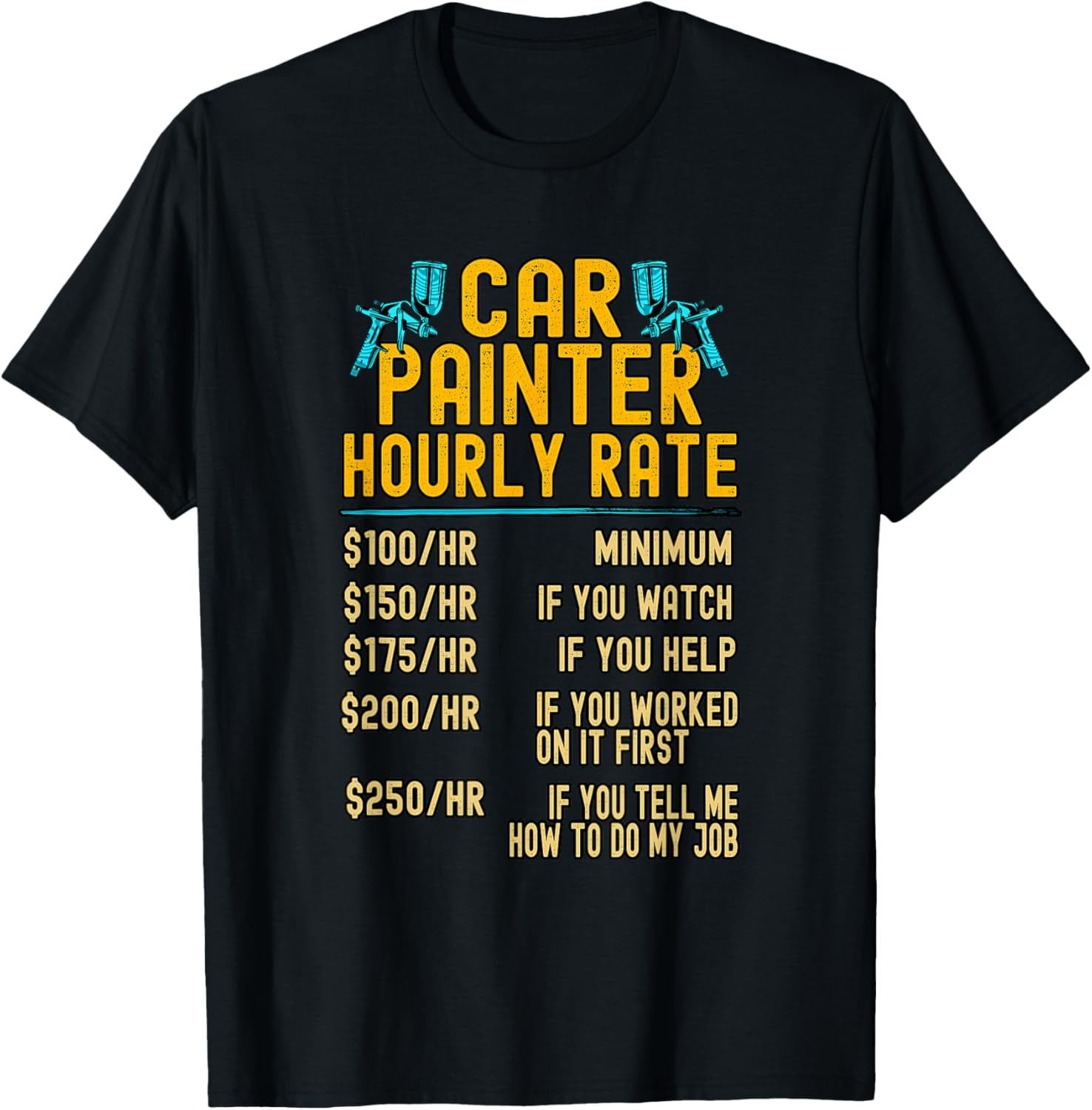 Autobody Technician Auto Body Painter T-Shirt - Walmart.com