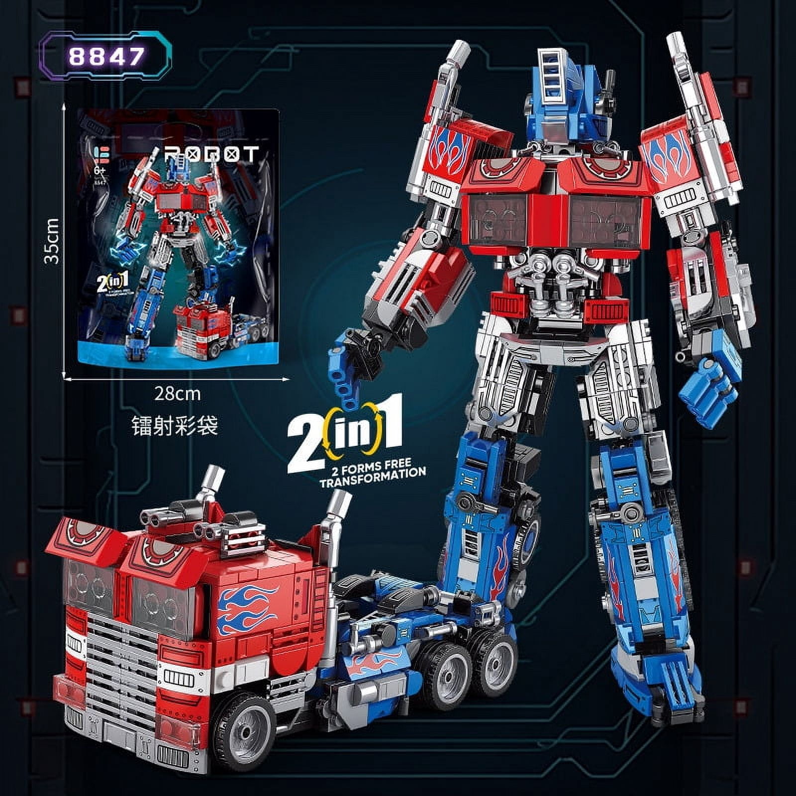 Autobots Decepticons Building Blocks Transformation Robot Children ...