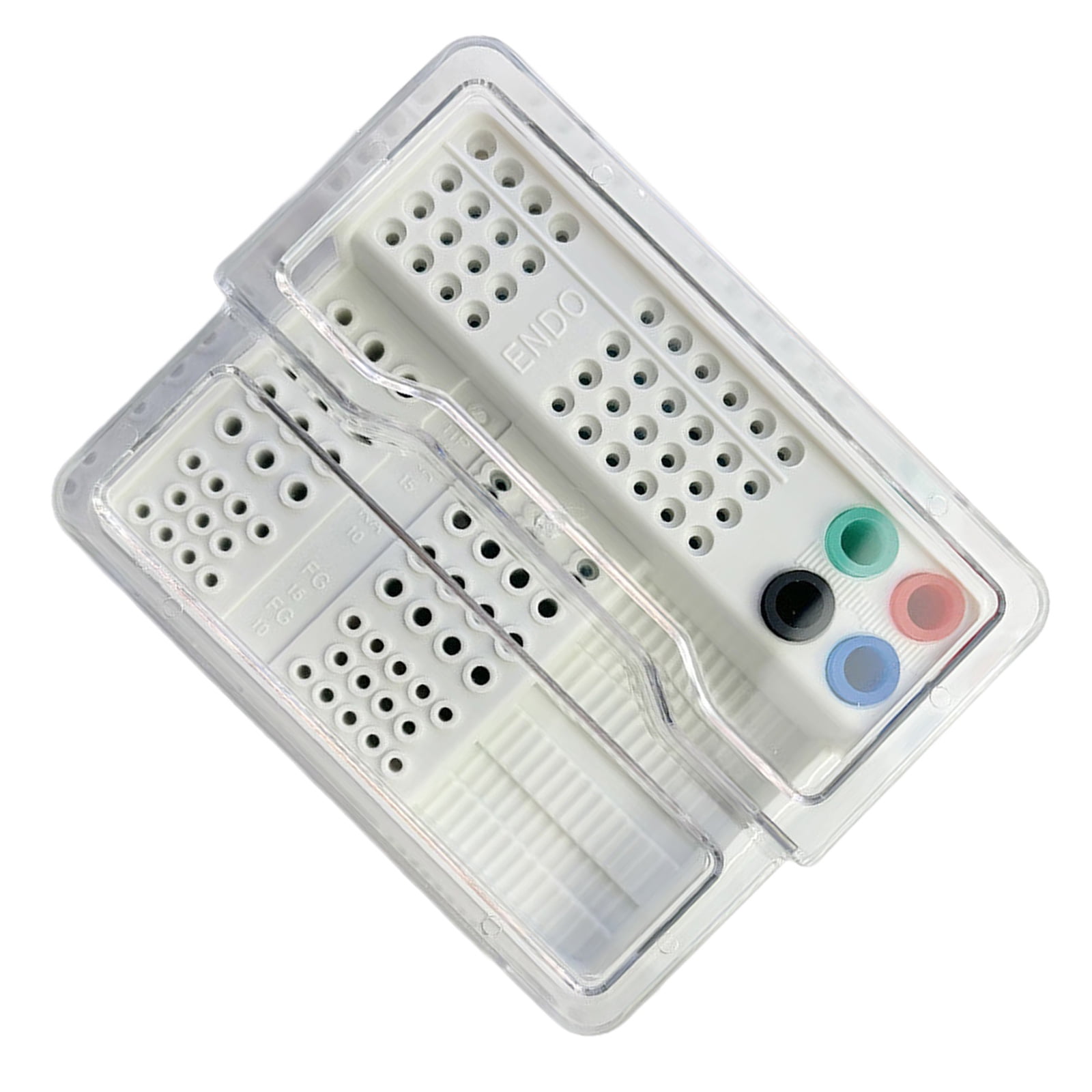 Autoclavable Dentals Bur Storage Box Feature Clear Lid and High Heat ...