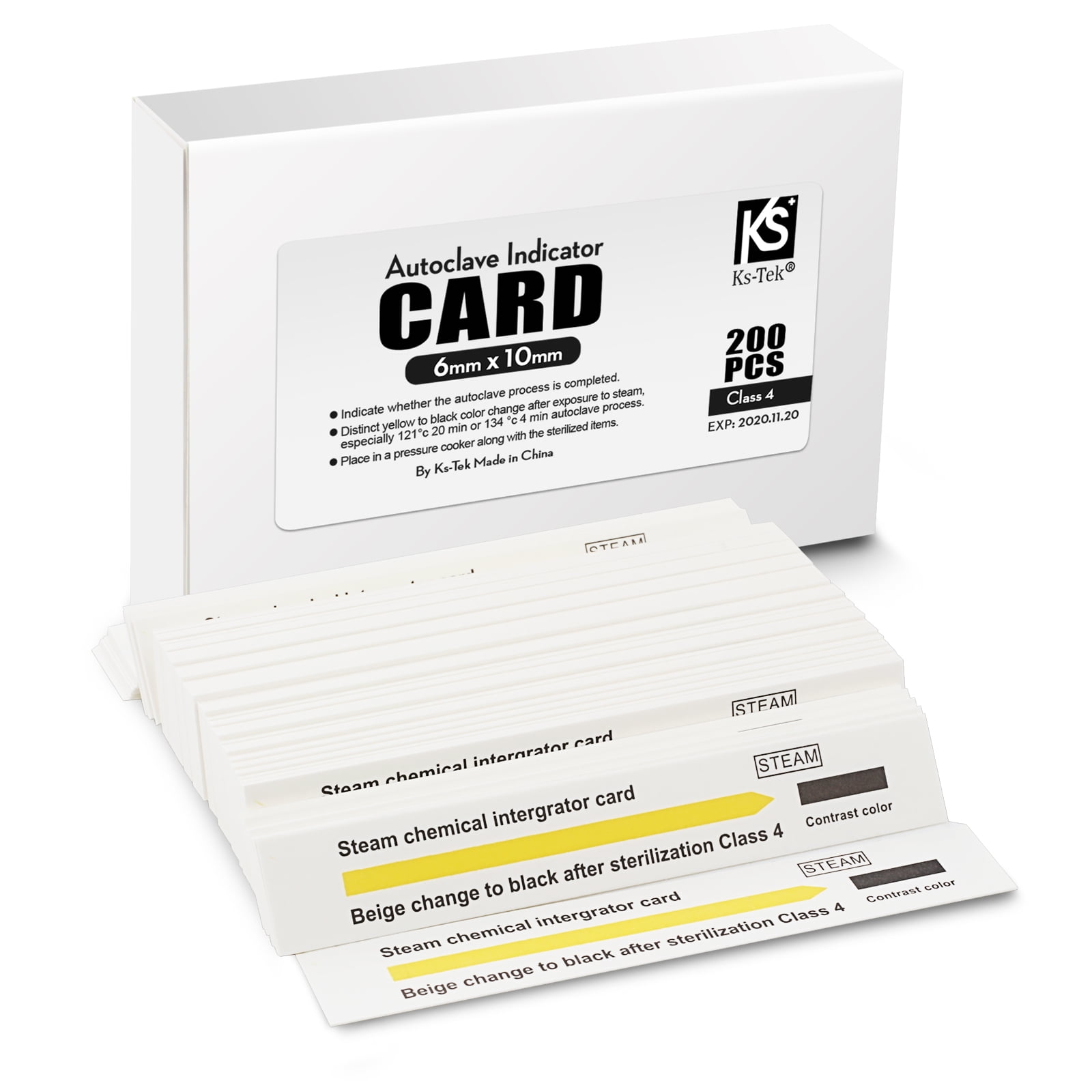 Autoclave Indicator Card,Class-4 Sterilization Indicator Strips for ...
