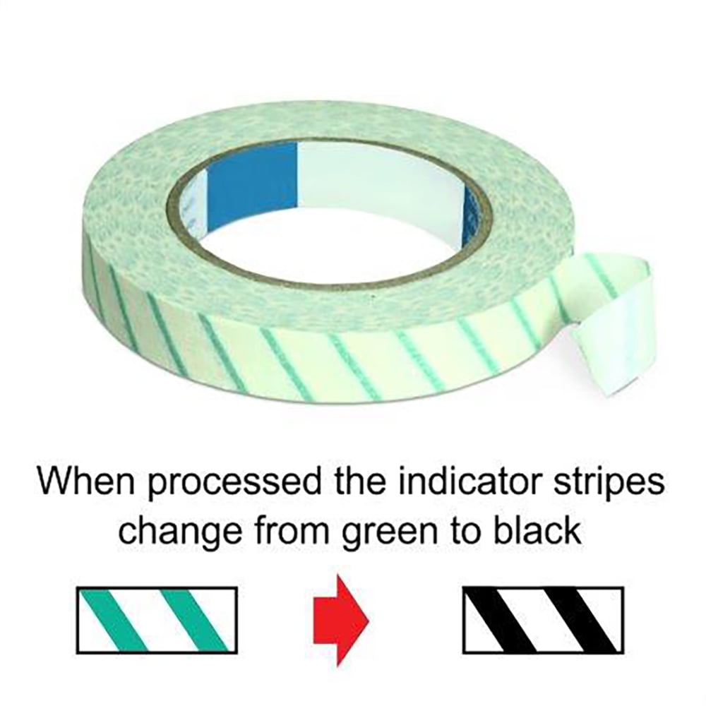 Unipack Medical Autoclave Sterilization Tape, Steam Indicator, 1 Inch ...
