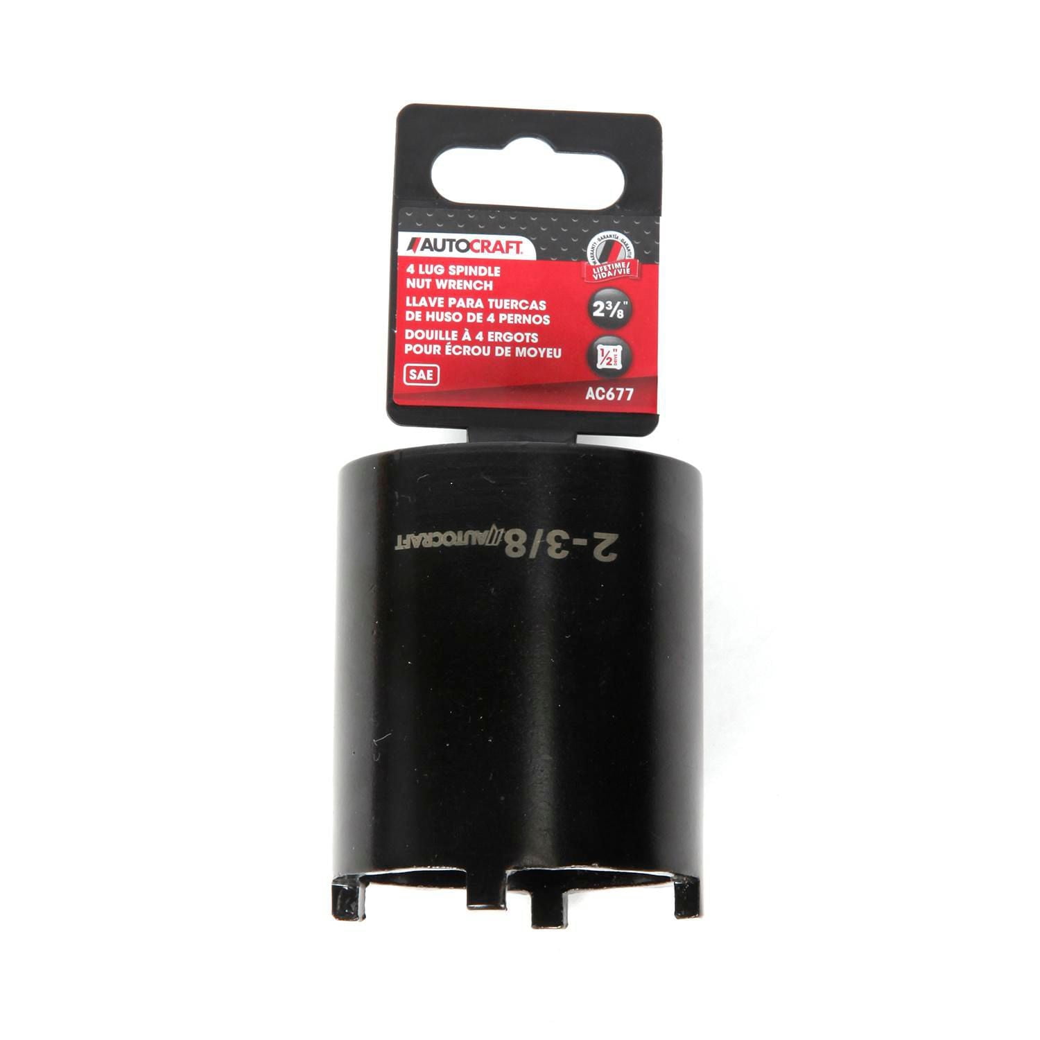 Autocraft 2-3/8 in. 4 Lug Spindle Nut Wrench, 1 each, sold by each ...