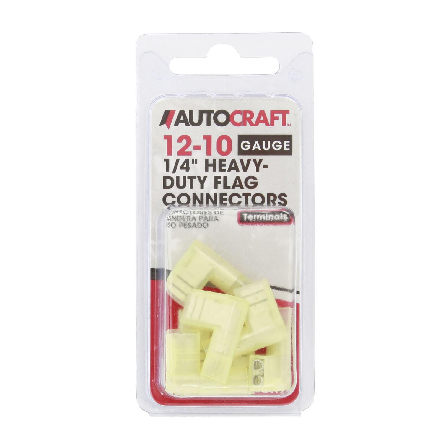 Autocraft Flag Connectors - 16-14 Gauge - .25" - Red, 1 pack, sold by ...