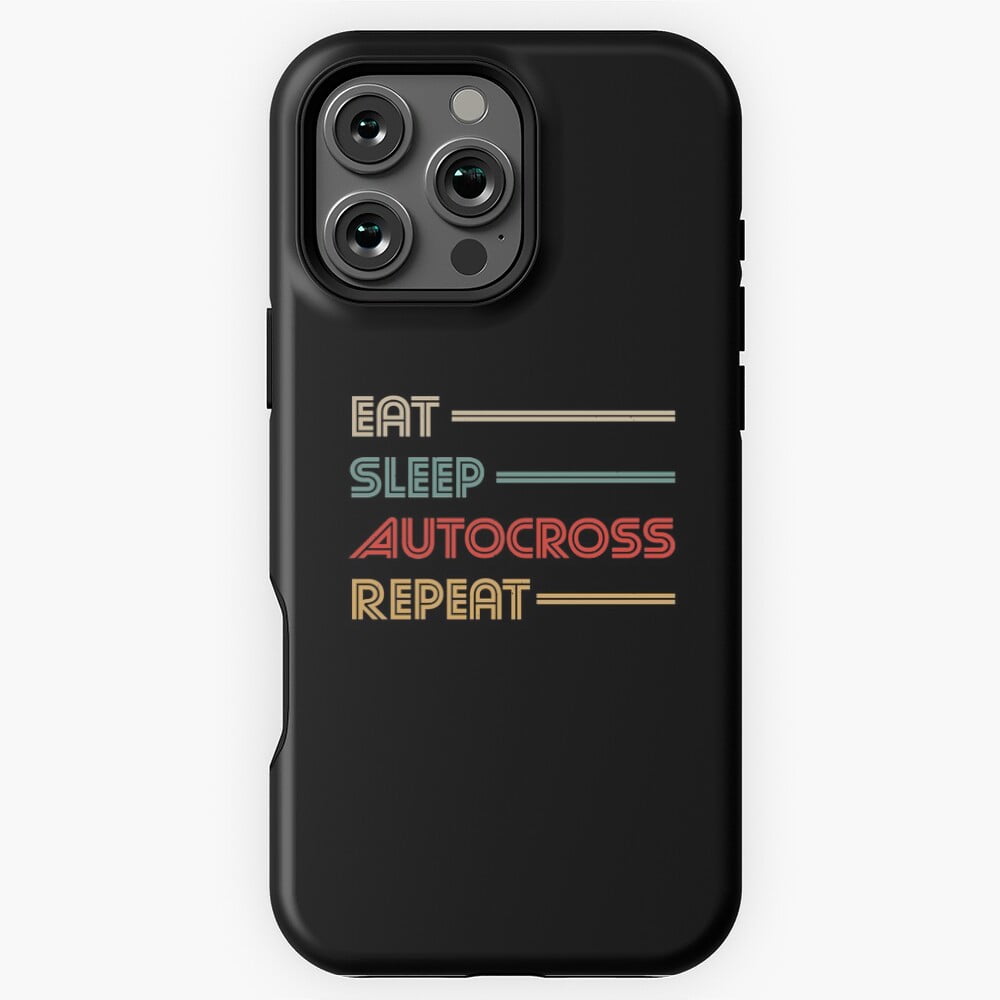 Autocross Racing Funny Car Humor iPhone Case 17 16 15 14 13 12 11 Pro ...