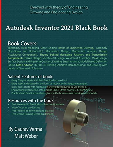 Pre-Owned Autodesk Inventor 2021 Black Book Paperback - Walmart.com