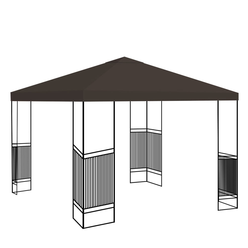 Autoez 10' x 10' Coffee Pop up Outdoor Canopies, UV Resistant - Walmart.com