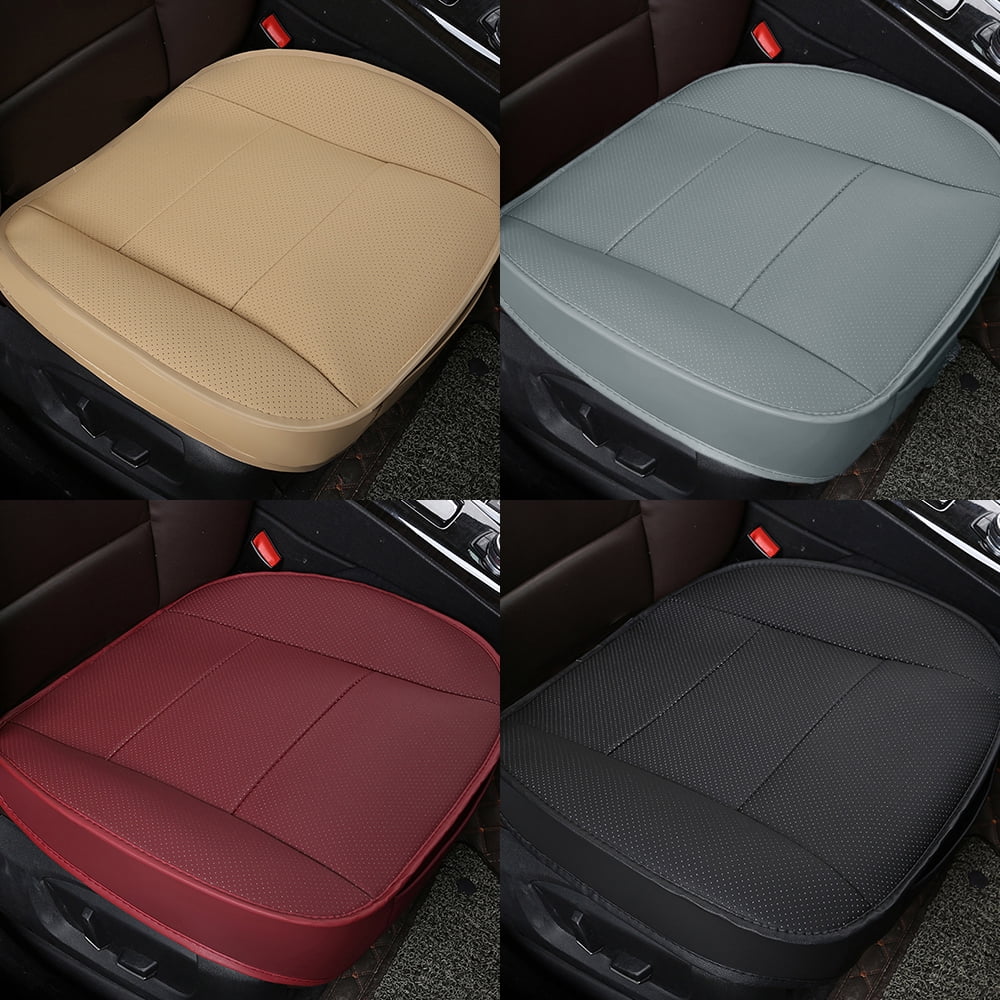 Autoez Universal PU Leather Car Seat Cover Cushion 2-Pack, Full ...
