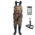 Autoez Breathable Chest Wader, 2-Ply Waterproof Fishing & Hunting ...