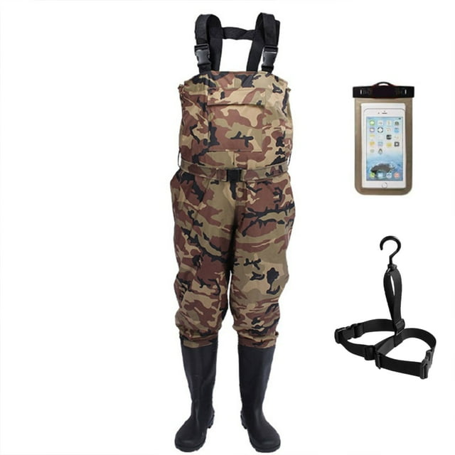 Autoez Breathable Chest Wader with 2-Ply Nylon/PVC, Boot Hanger ...