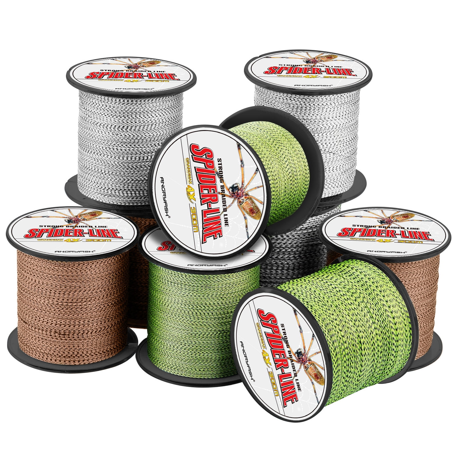 Autoez Heavy Duty Braided Fishing Line 4/8 Strands Ultra-high ...