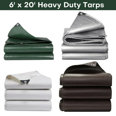 Hyper Tough Weather Resistant Light Duty 6 x 8' Polyethylene Tarp ...