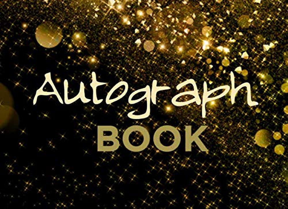 Pre-Owned Autograph Book: Golden Celebrity Autograph Books for Adult ...