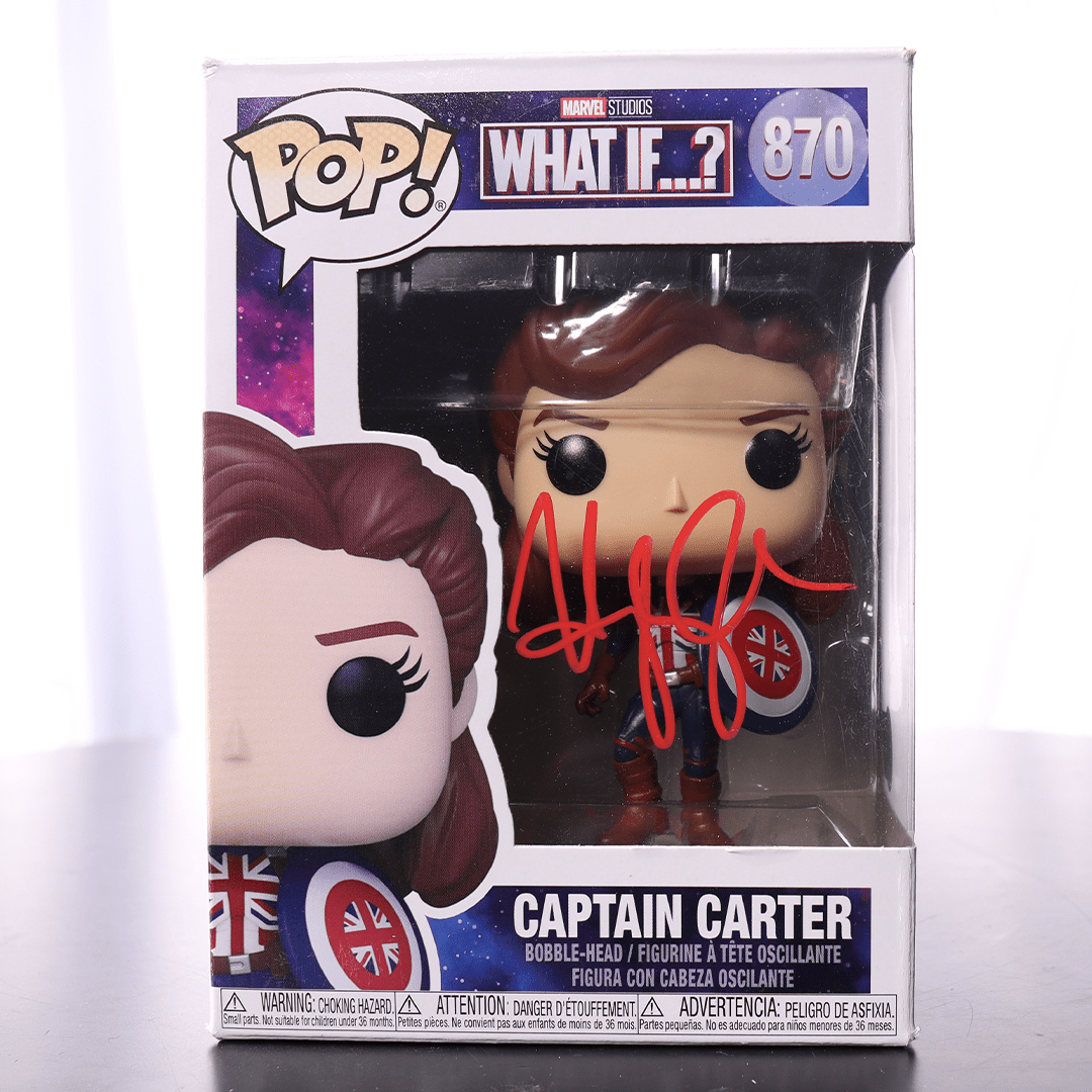 Autographed Funko POP! Captain Carter #870 Signed By Hayley Atwell ...