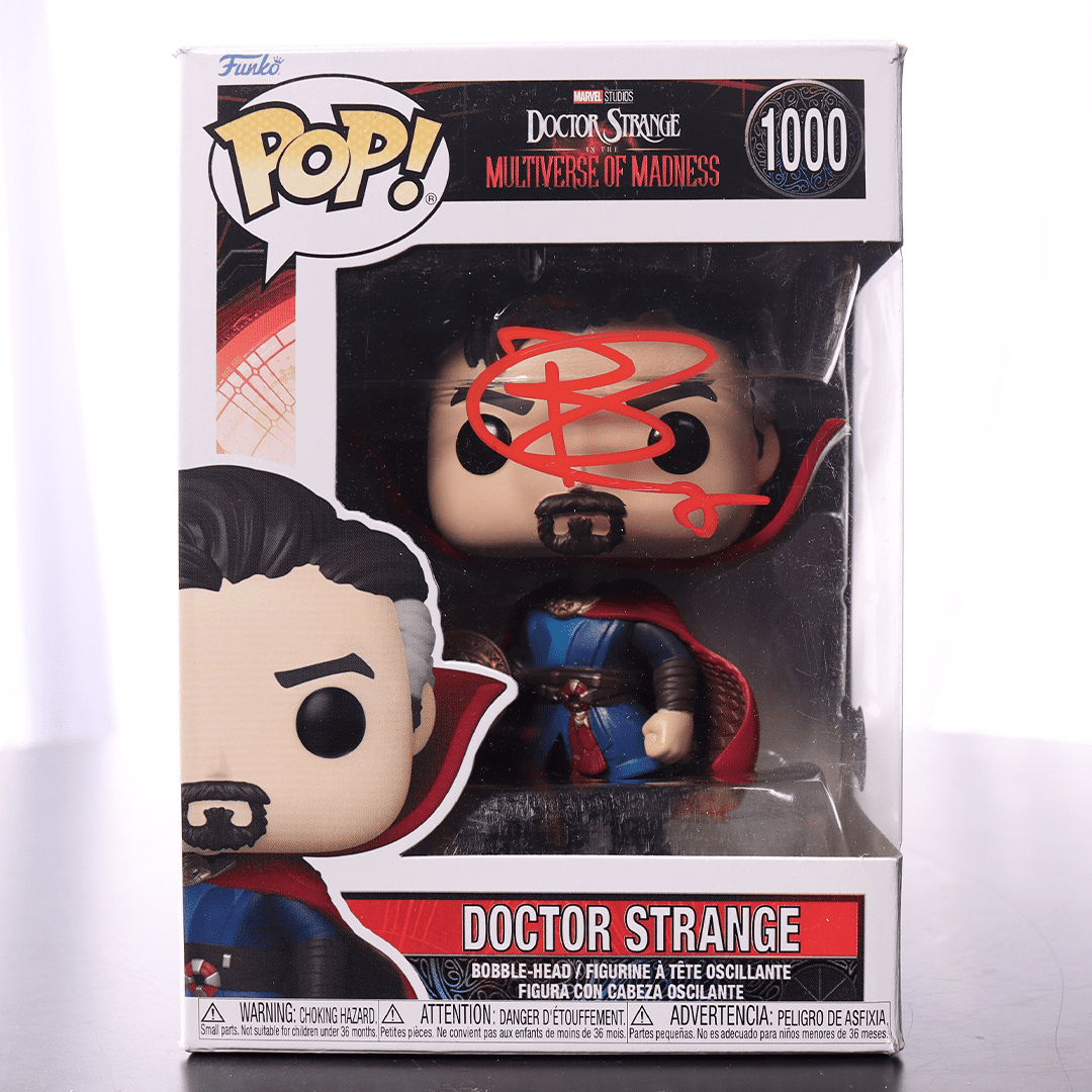 Autographed Funko POP! Doctor Strange #1000 Signed By Benedict ...