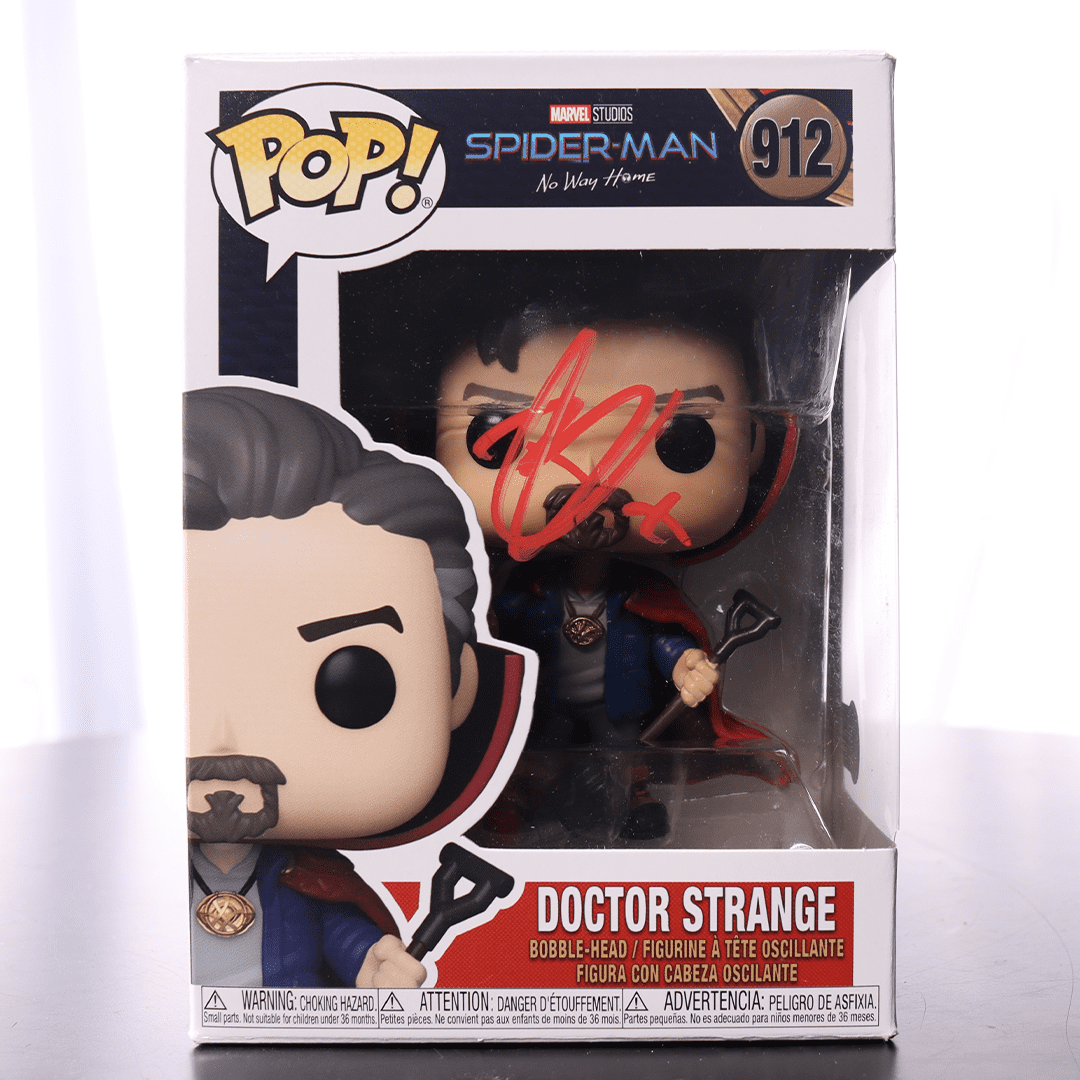Autographed Funko POP! Doctor Strange #912 Signed By Benedict ...